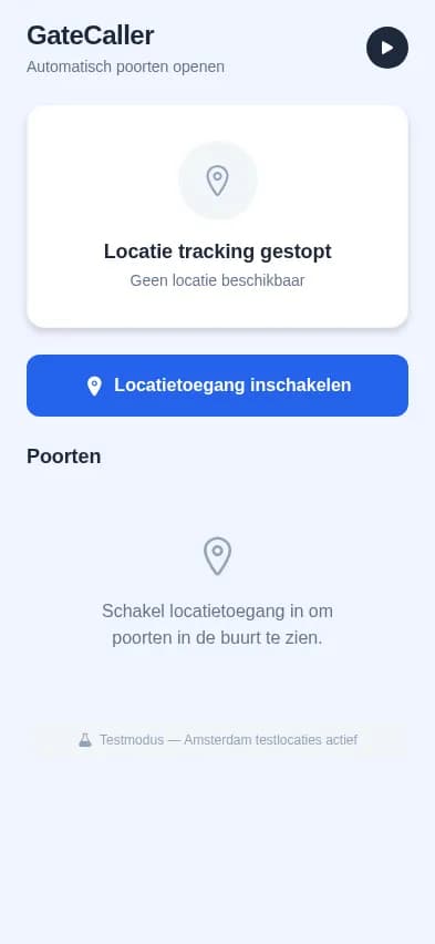 GateCaller App