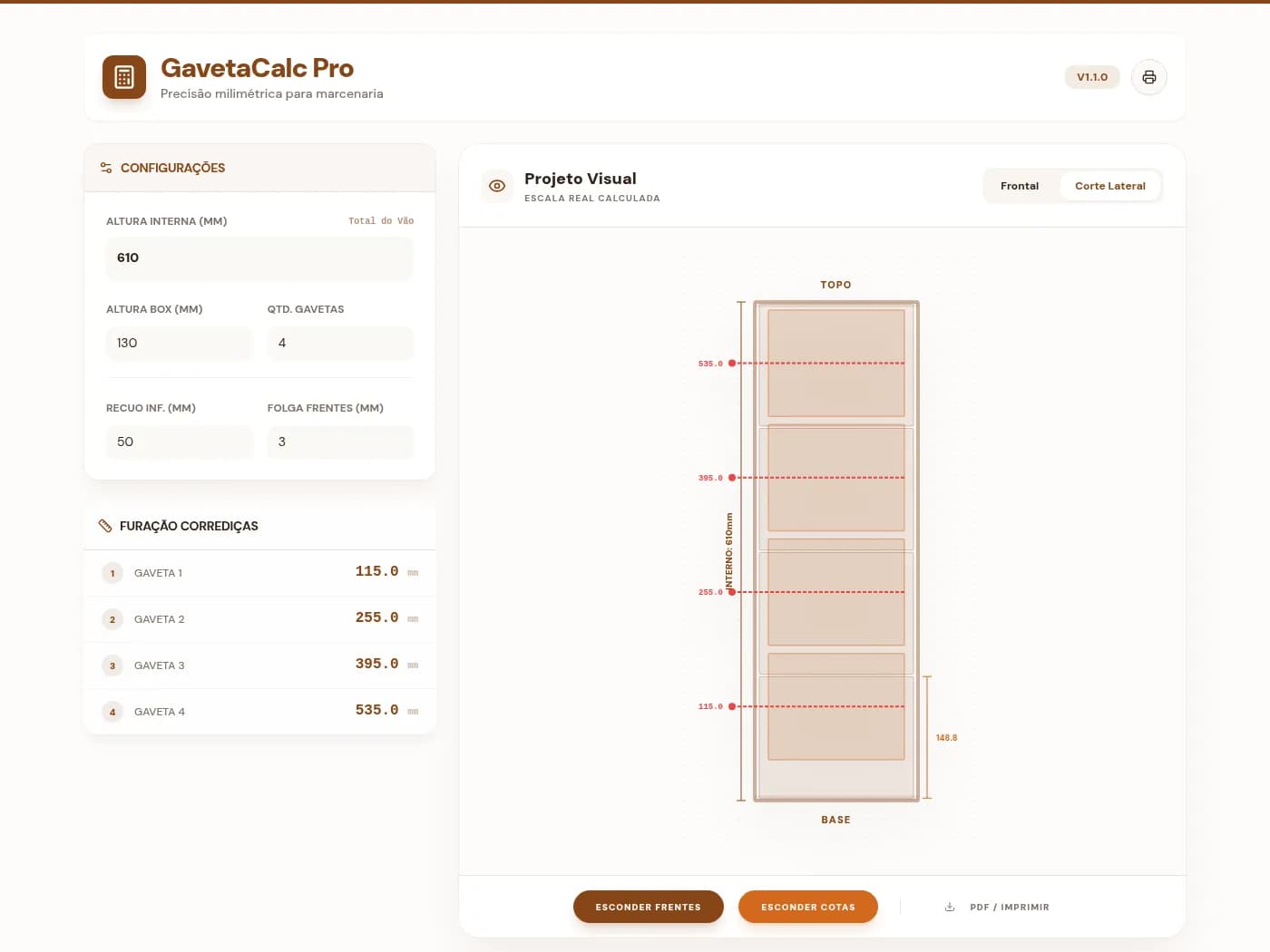 GavetaCalc Pro