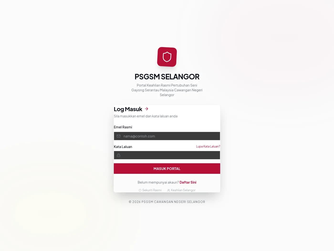 Gayong Silat Member Portal