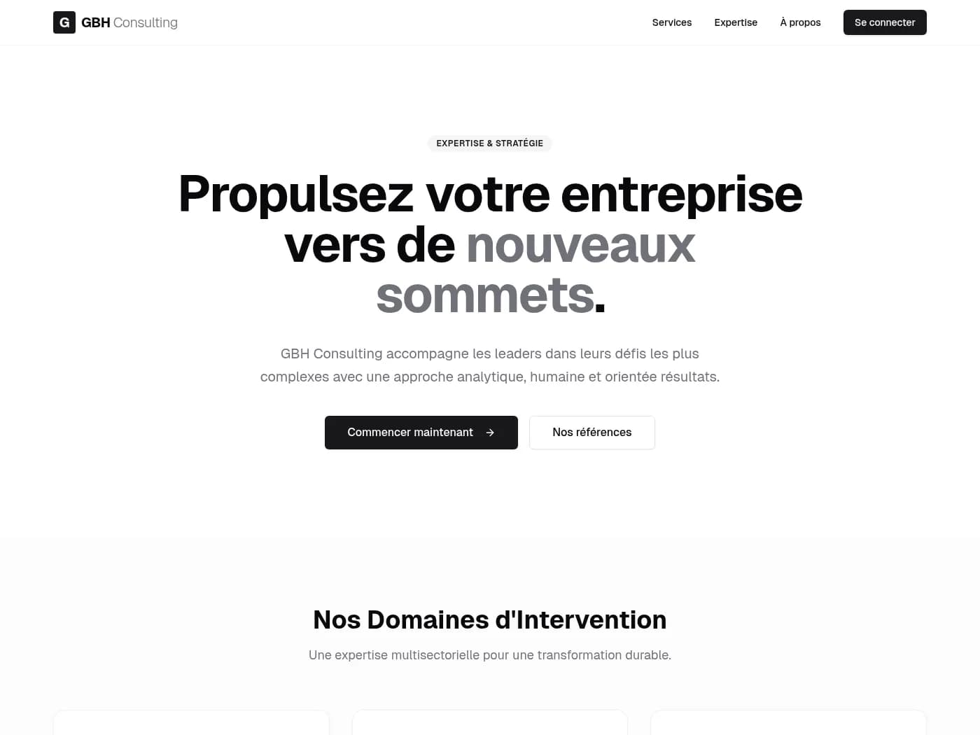 GBH Consulting SaaS
