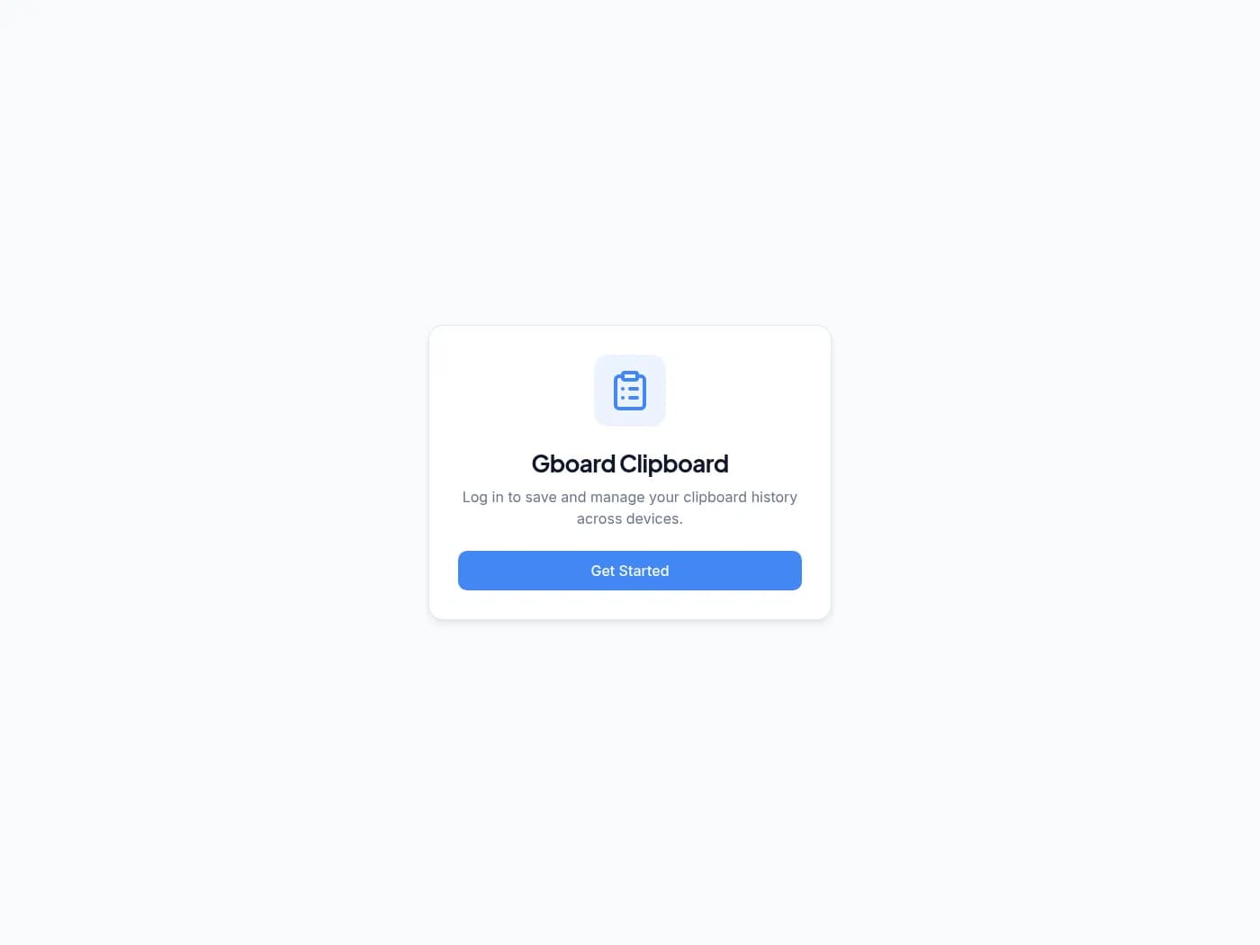 Gboard Clipboard Manager