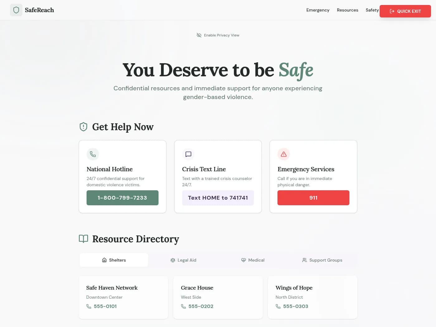 SafeReach App