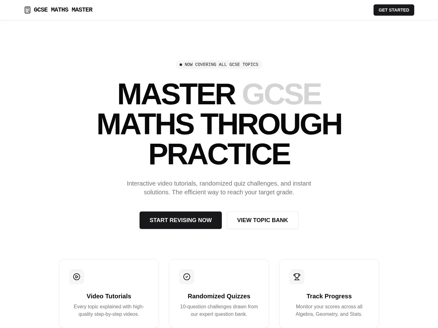 GCSE Maths Mastery
