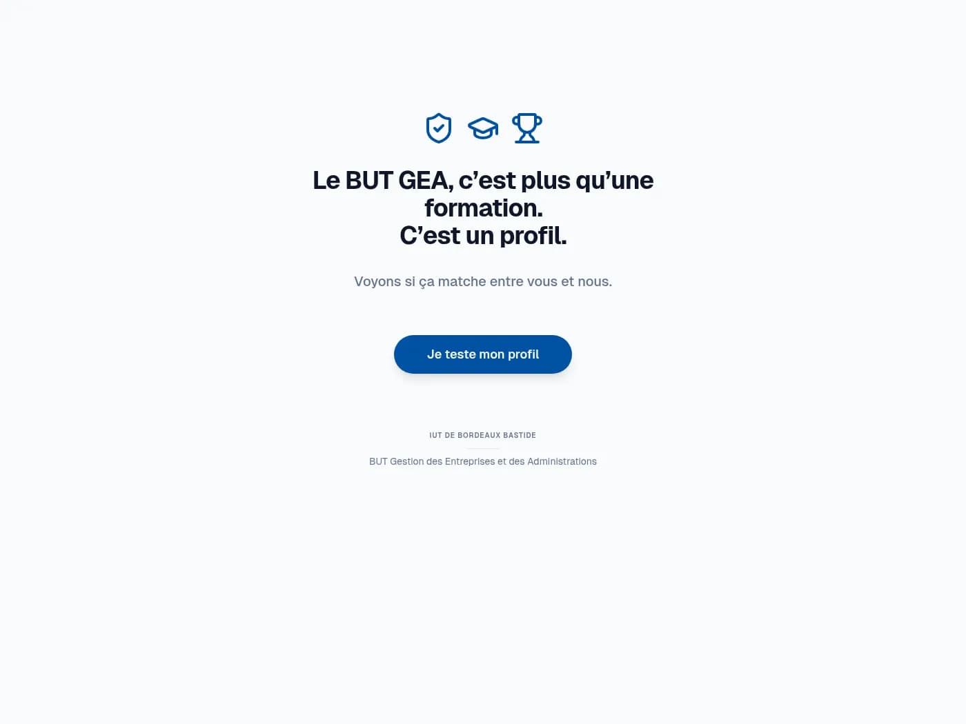 GEA Profil Swipe Quiz