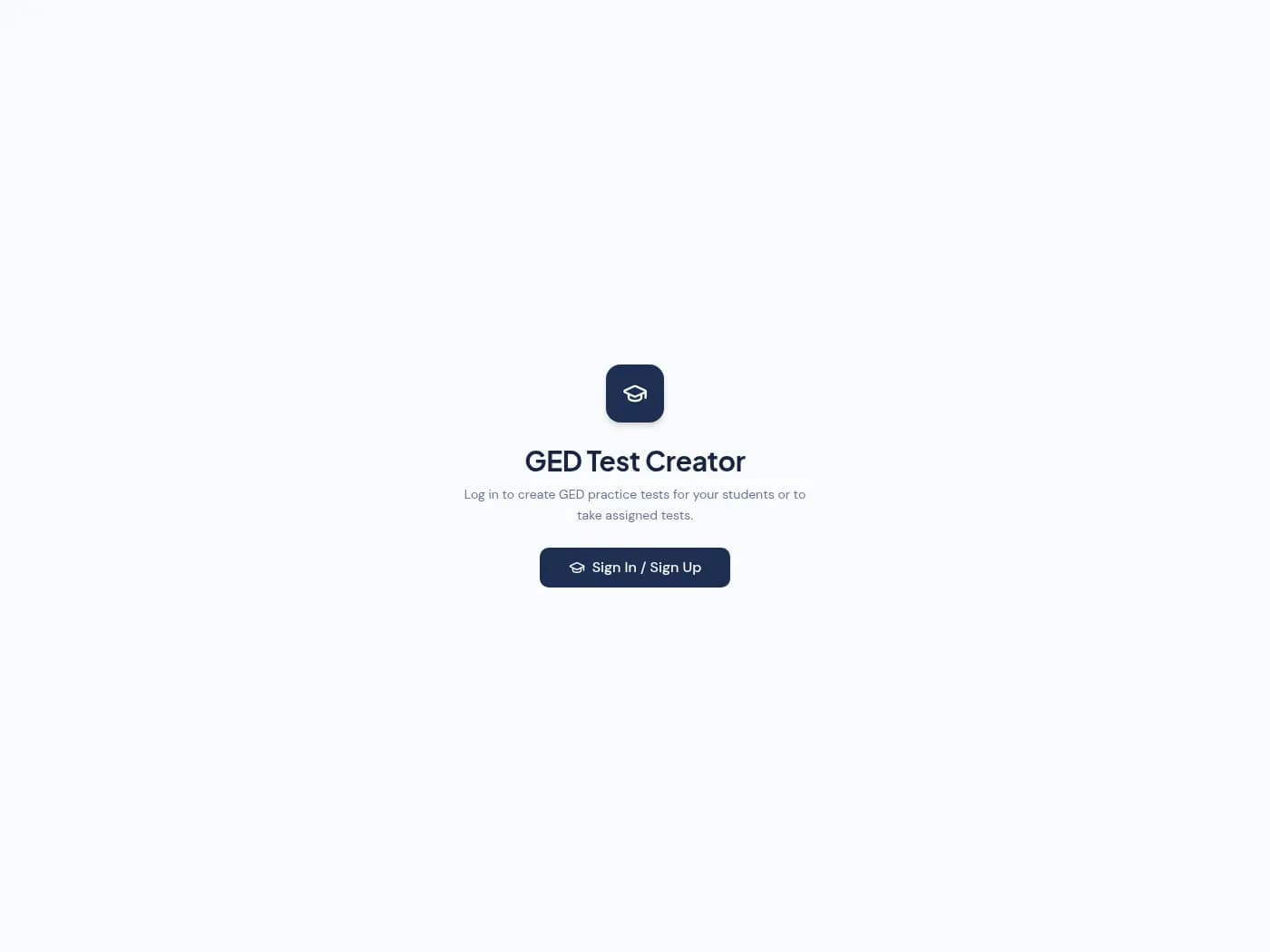 GED Test Creator