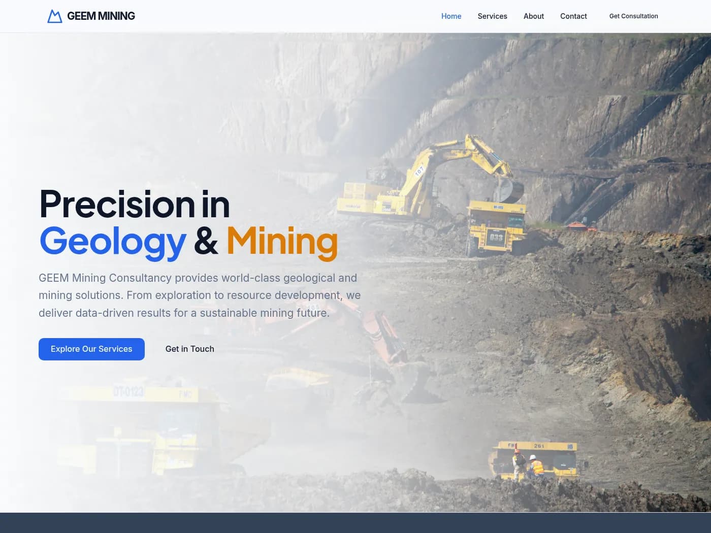 GEEM Mining Web Presence