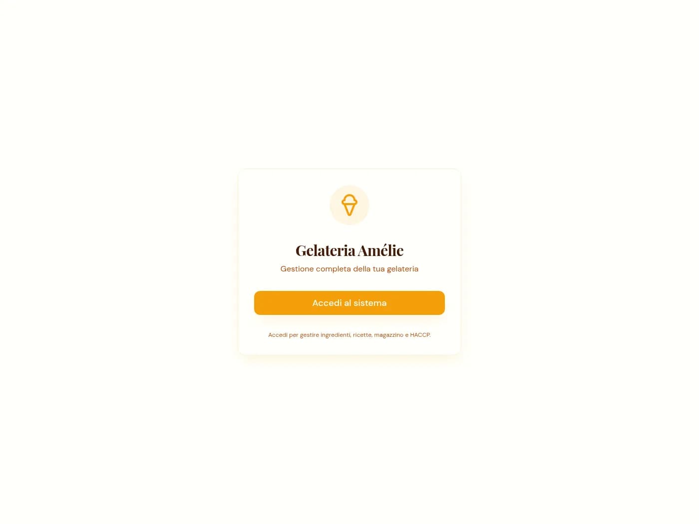 Gelateria Amélie PWA