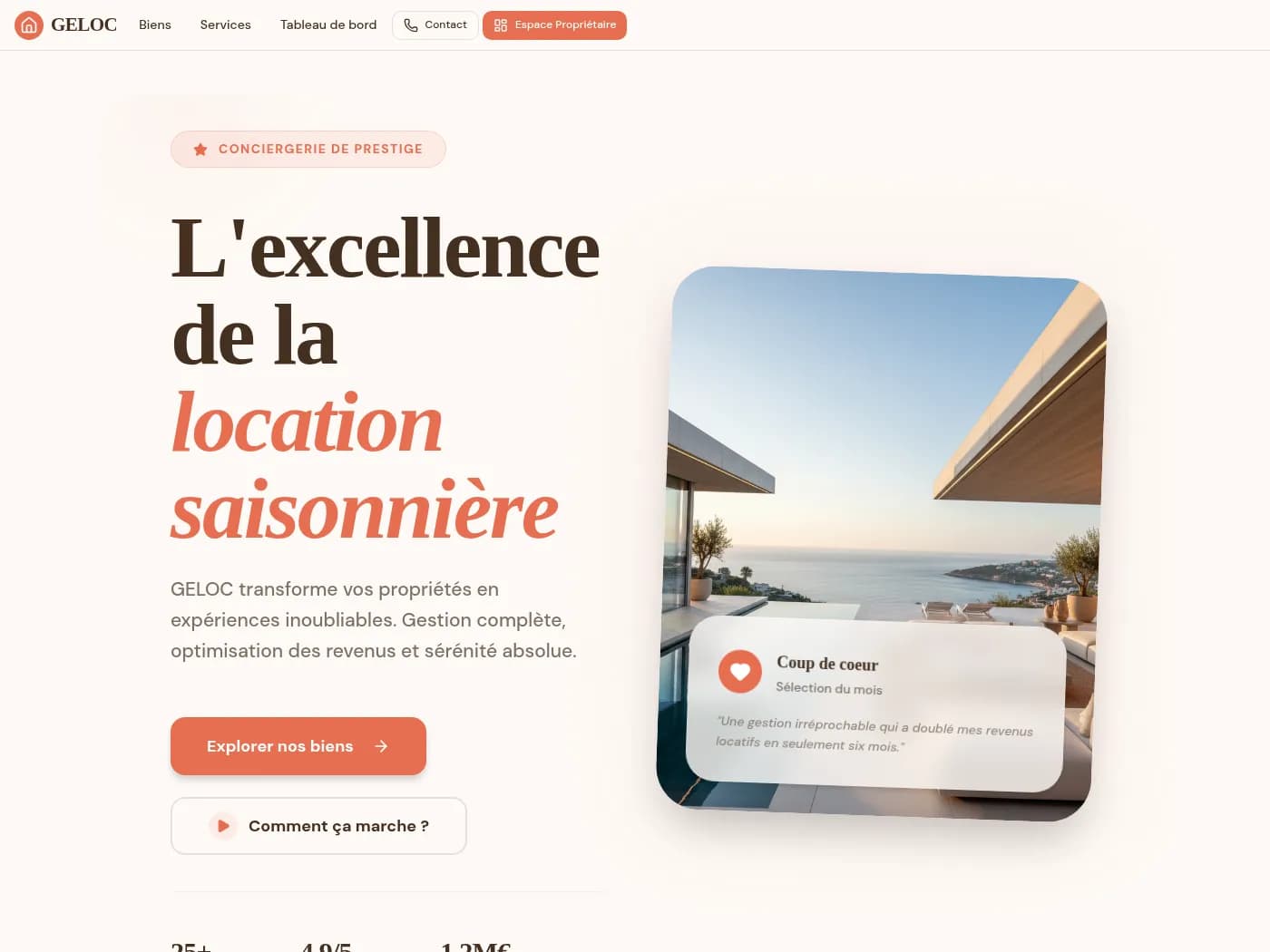 GELOC Home Dashboard