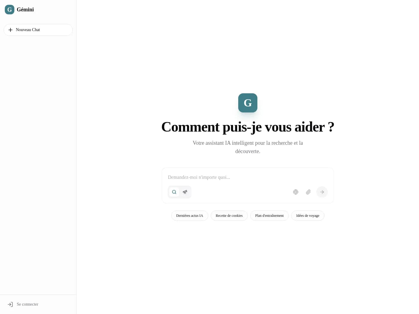 Gémini AI Clone
