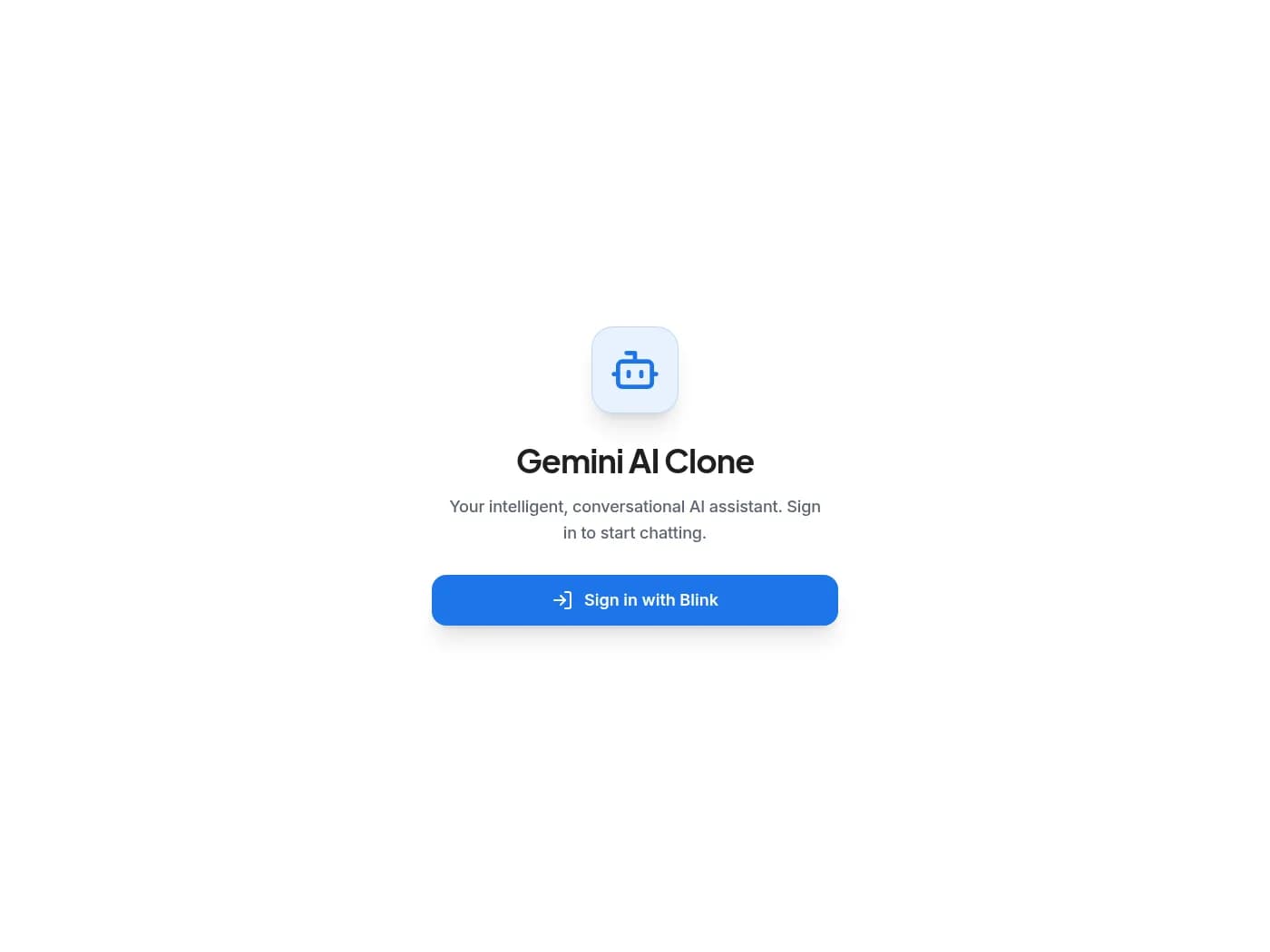 Gemini AI Clone