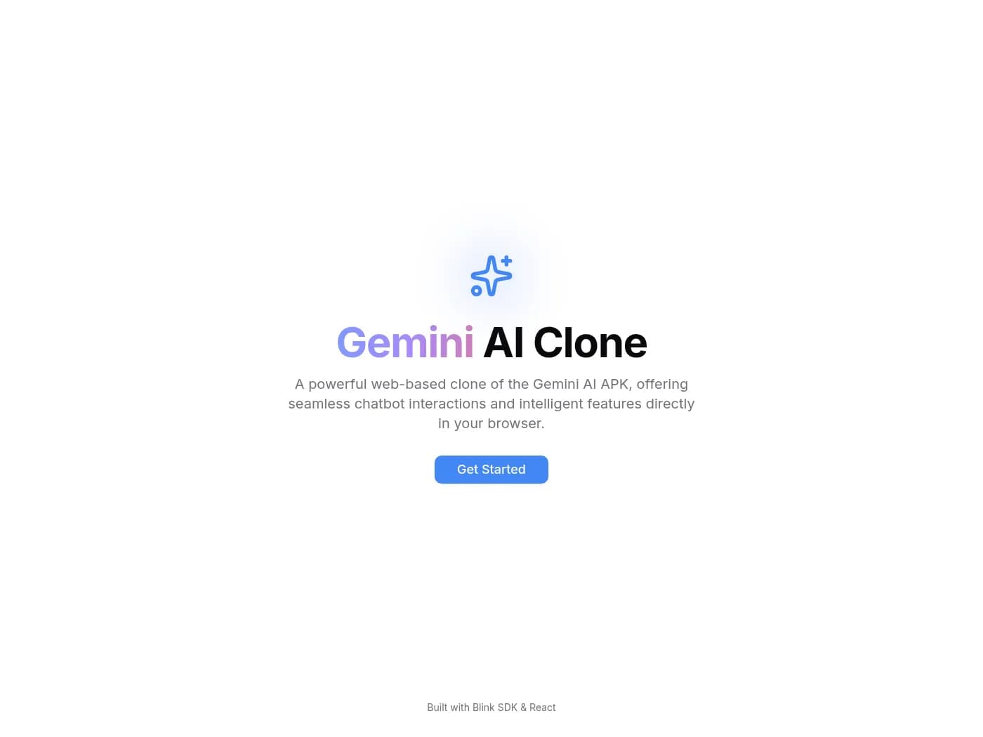 Gemini AI Clone