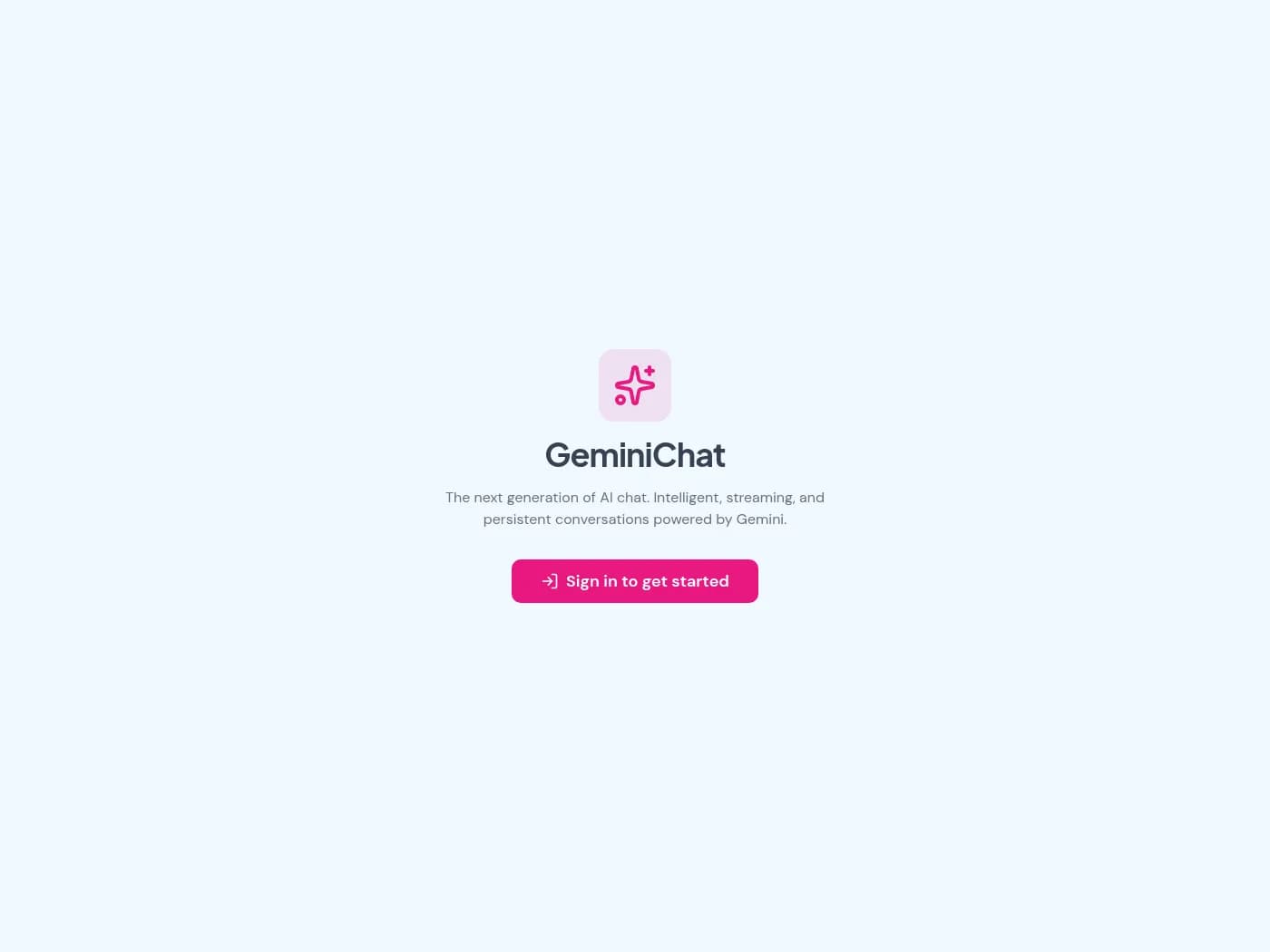 Gemini AI Chat App