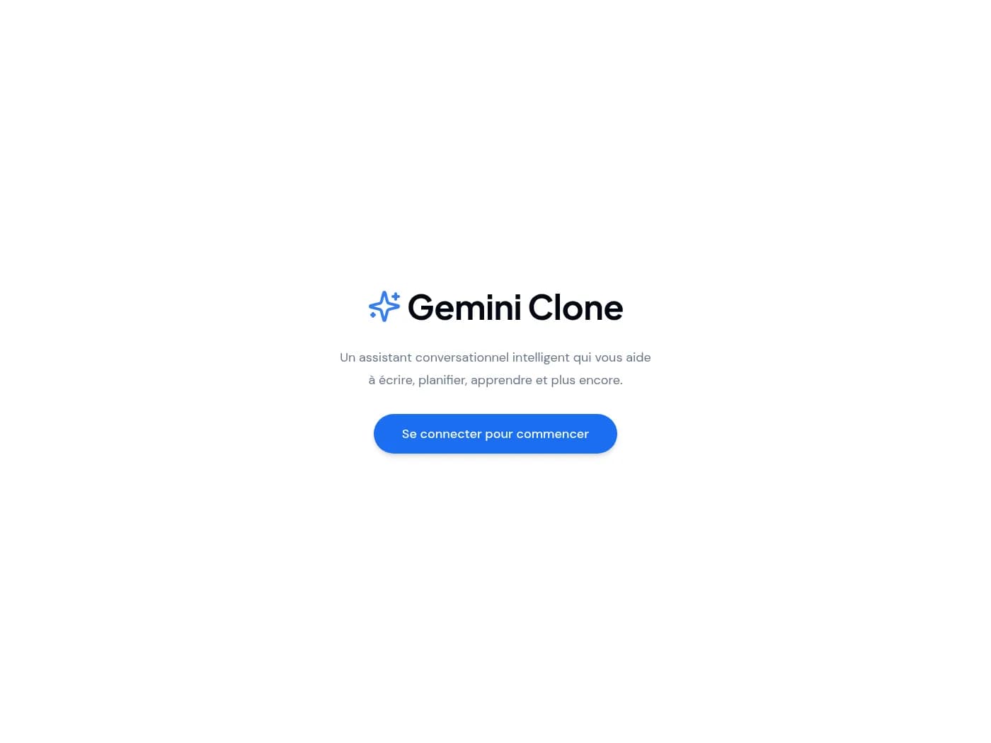 Gemini Chat Clone