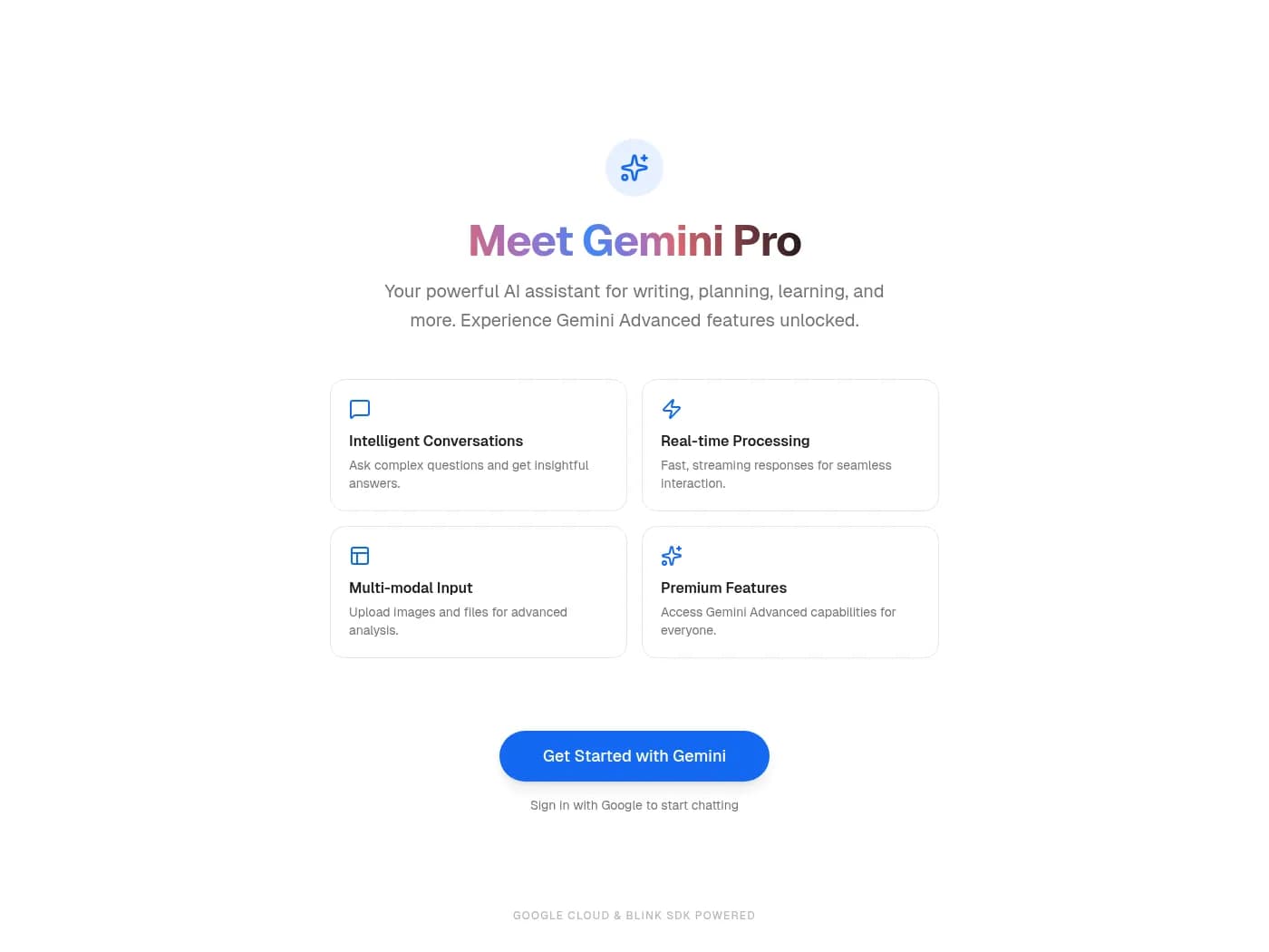 Gemini Pro Clone