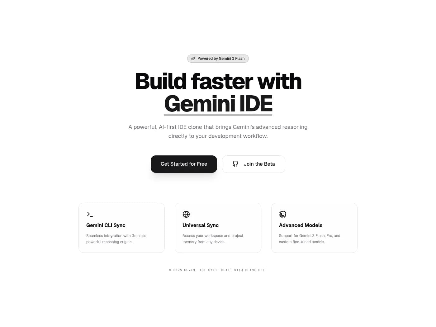 Gemini IDE Sync