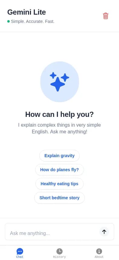 Gemini Lite AI