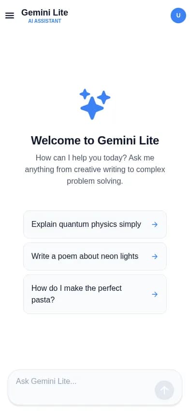 Gemini Lite AI