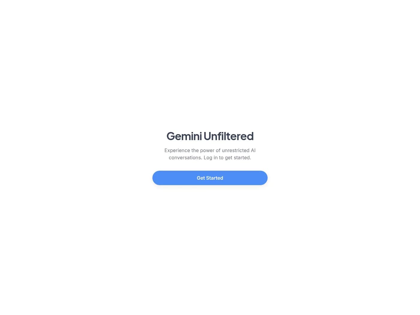 Gemini Unfiltered AI