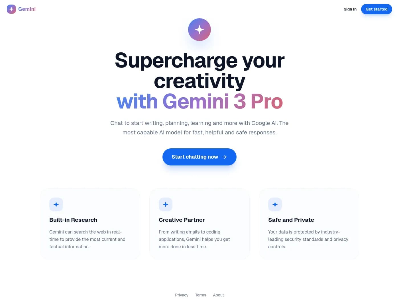 Gemini 3 Pro Clone