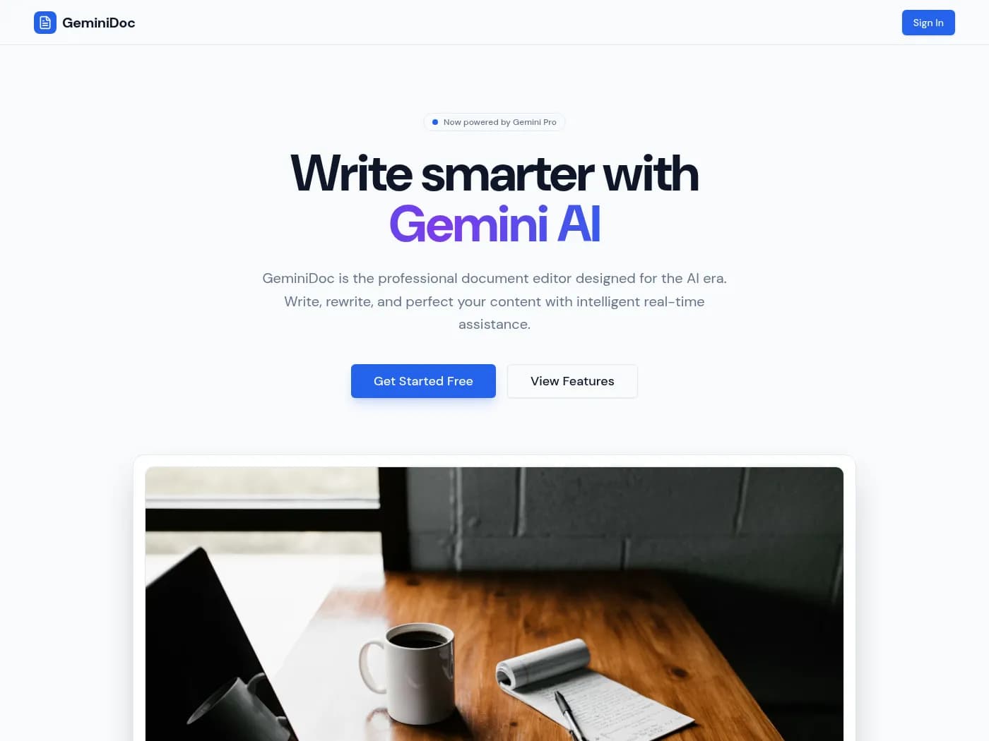 GeminiDoc AI Editor