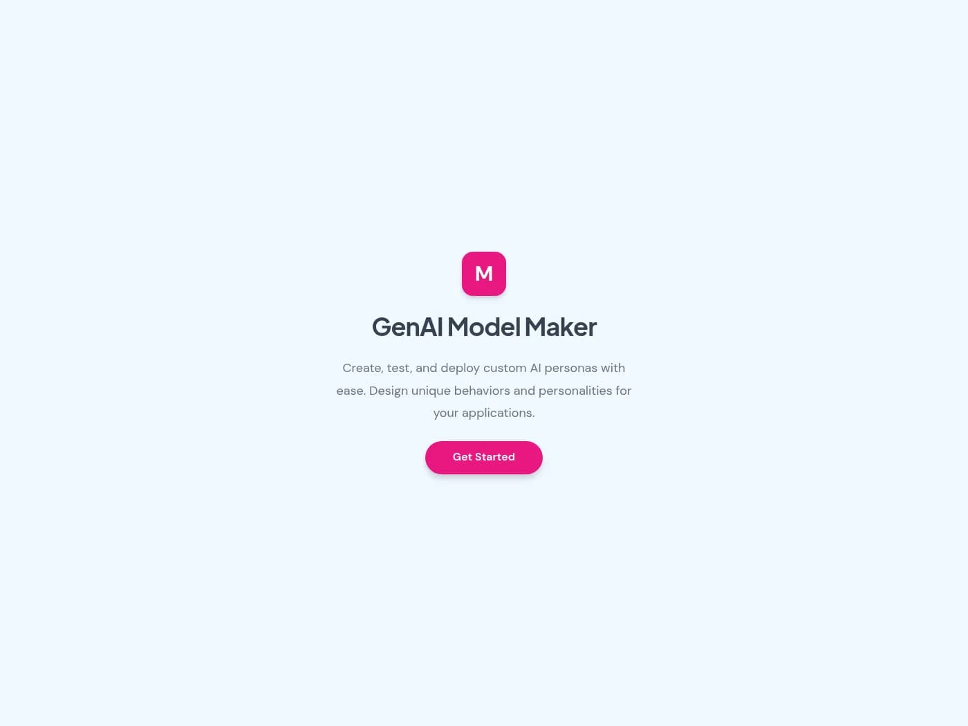 GenAI Model Maker