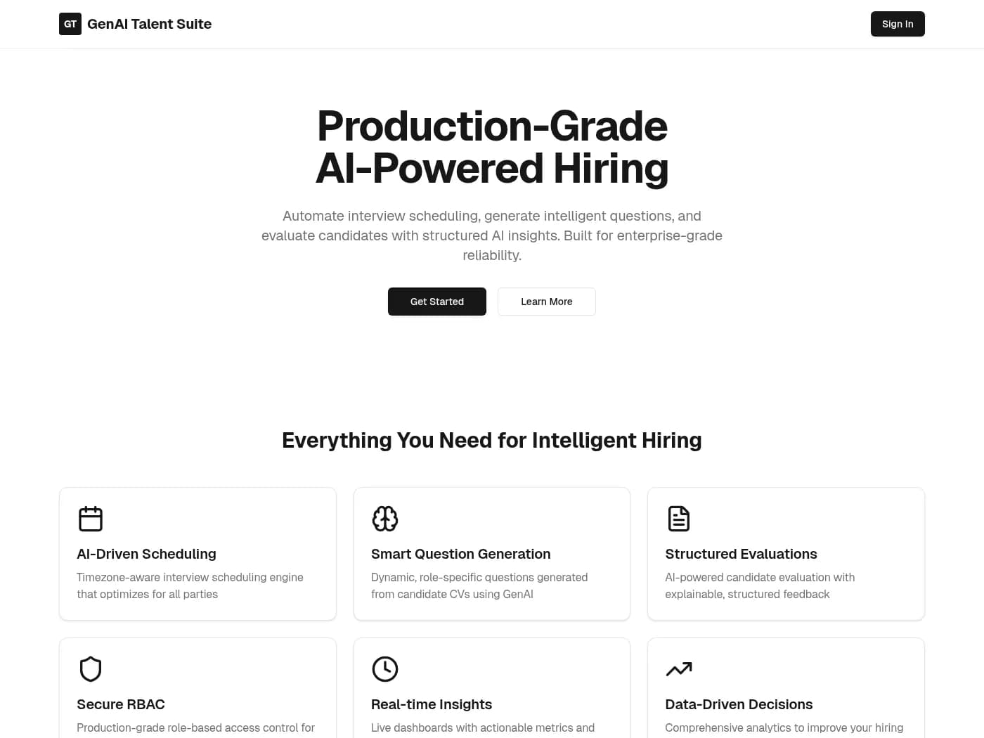 GenAI Talent Suite