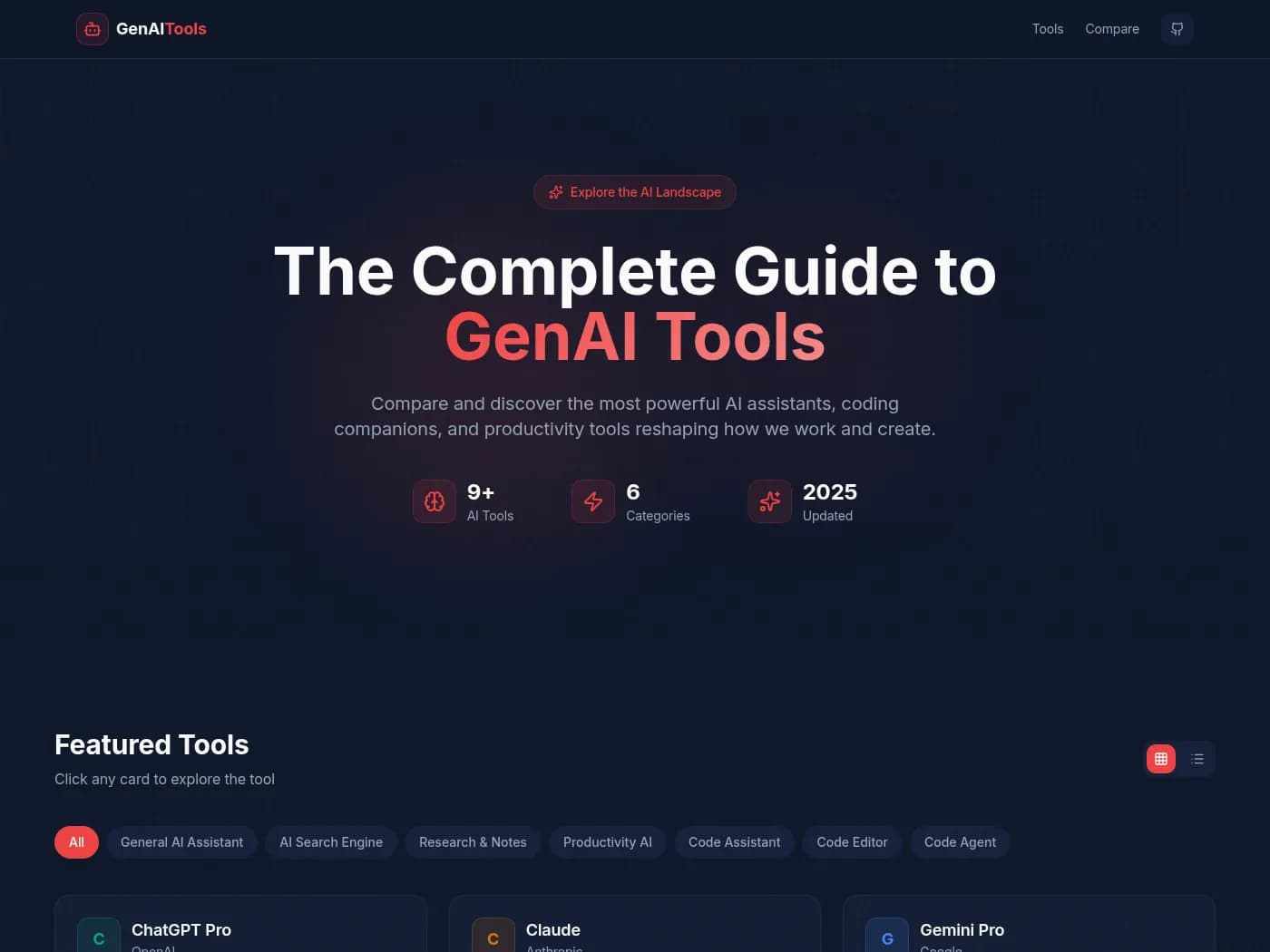 GenAI Tools Showcase