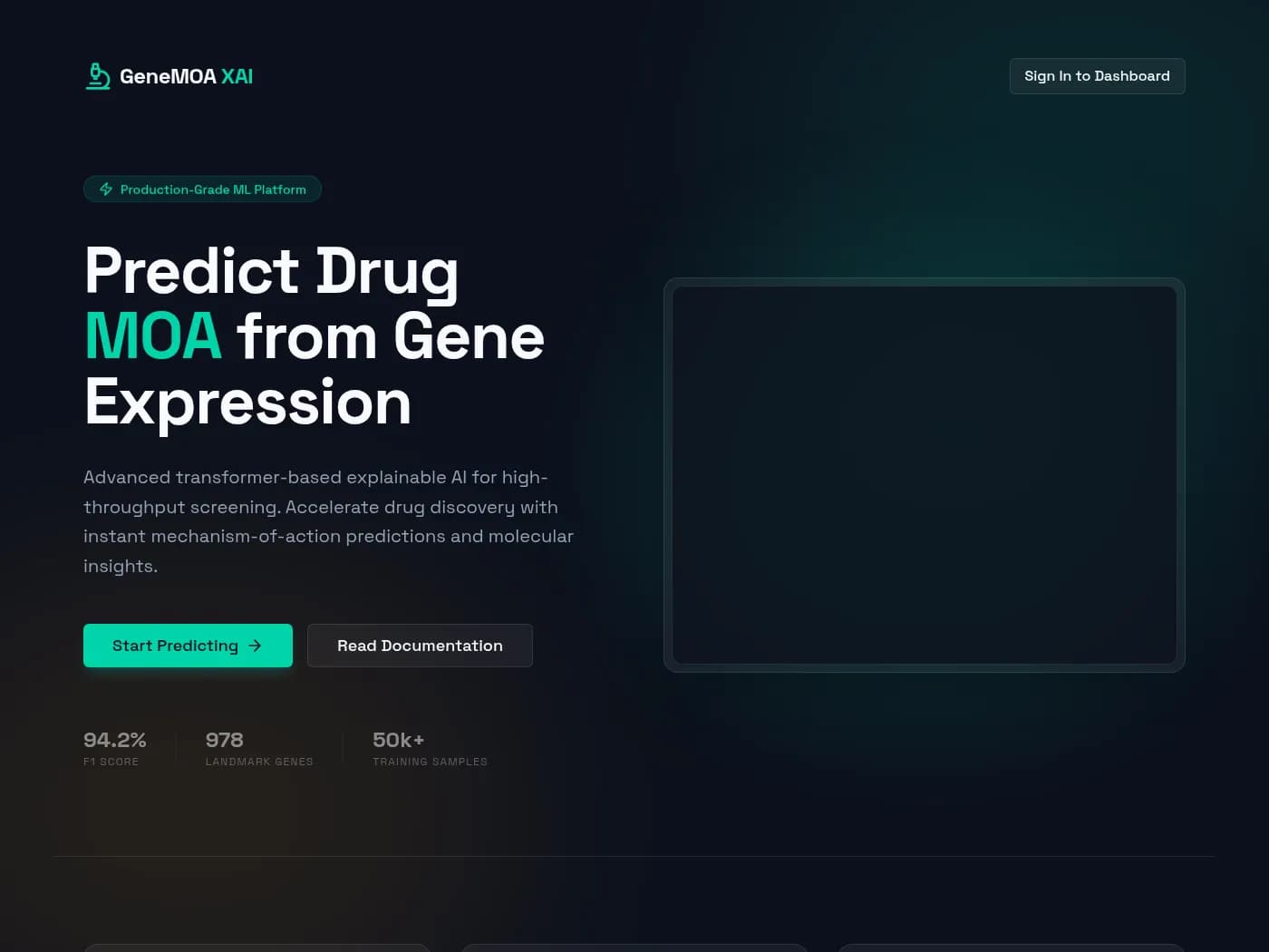 GeneMOA XAI Platform