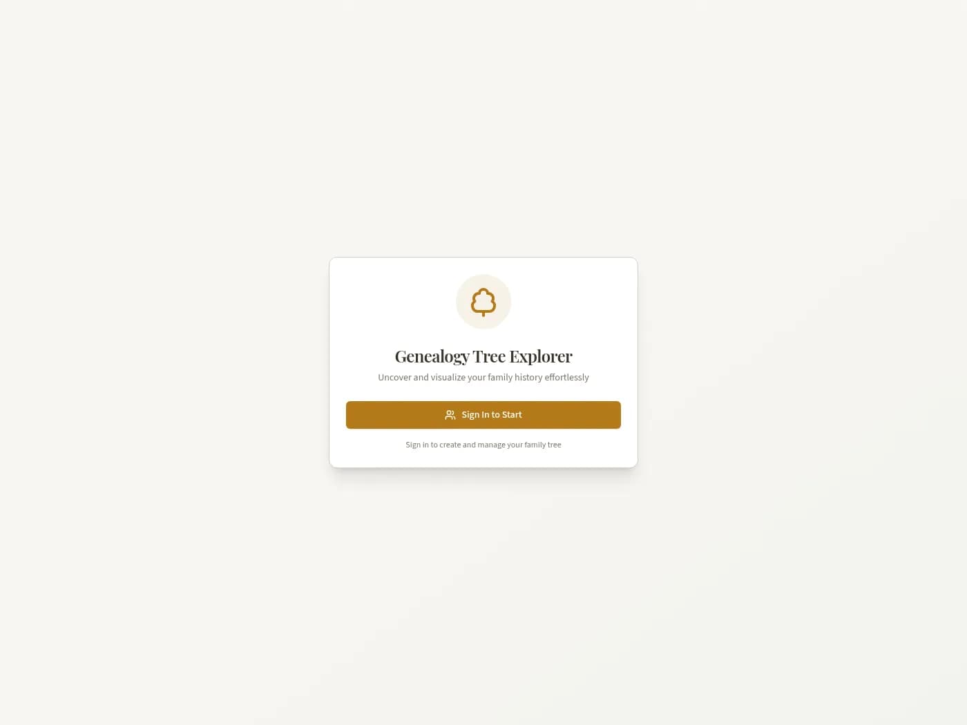 Genealogy Tree Explorer