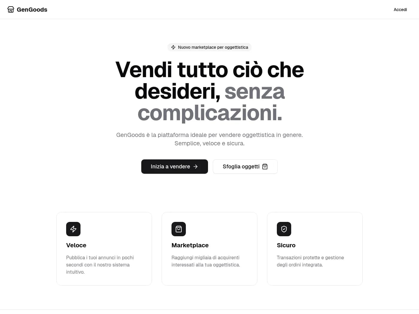 GenGoods Marketplace