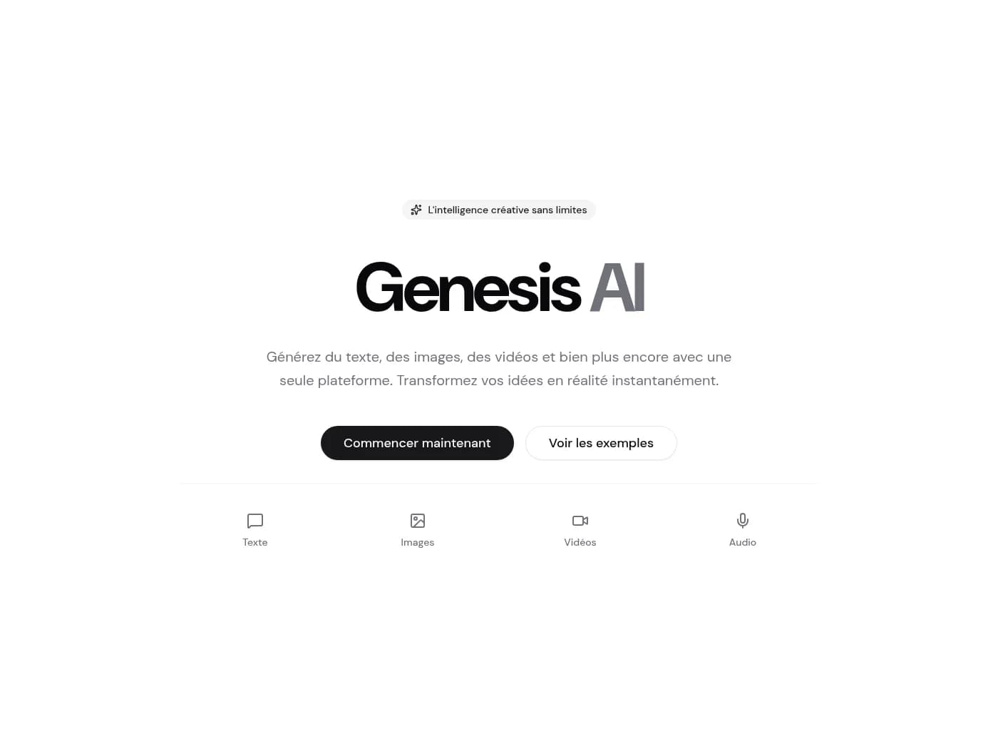 Genesis AI Creator