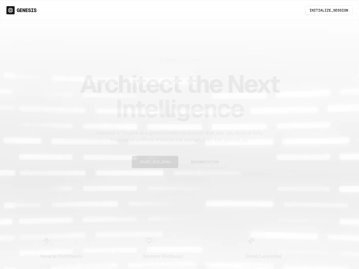 Genesis AI Engine