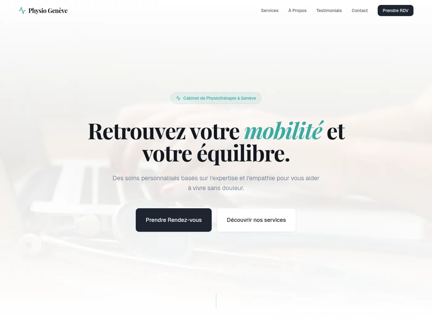 Geneva Physio Web