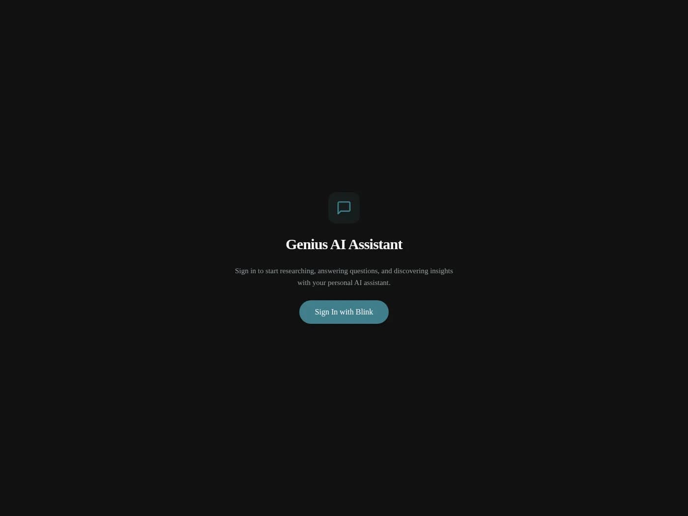 Genius AI Assistant