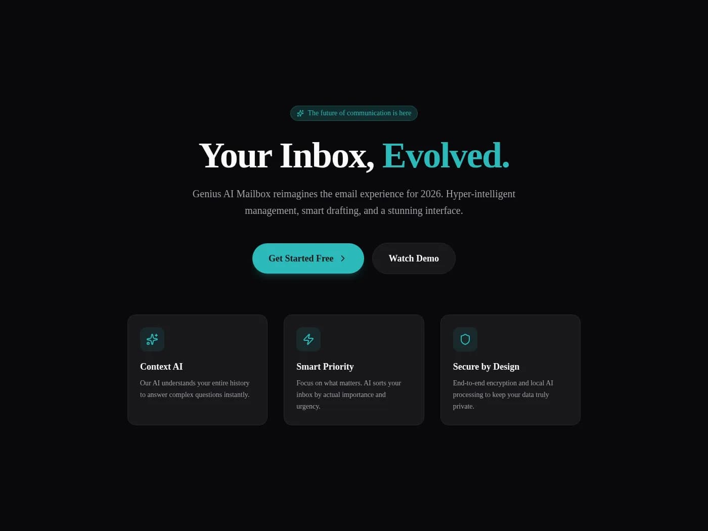 Genius AI Mailbox