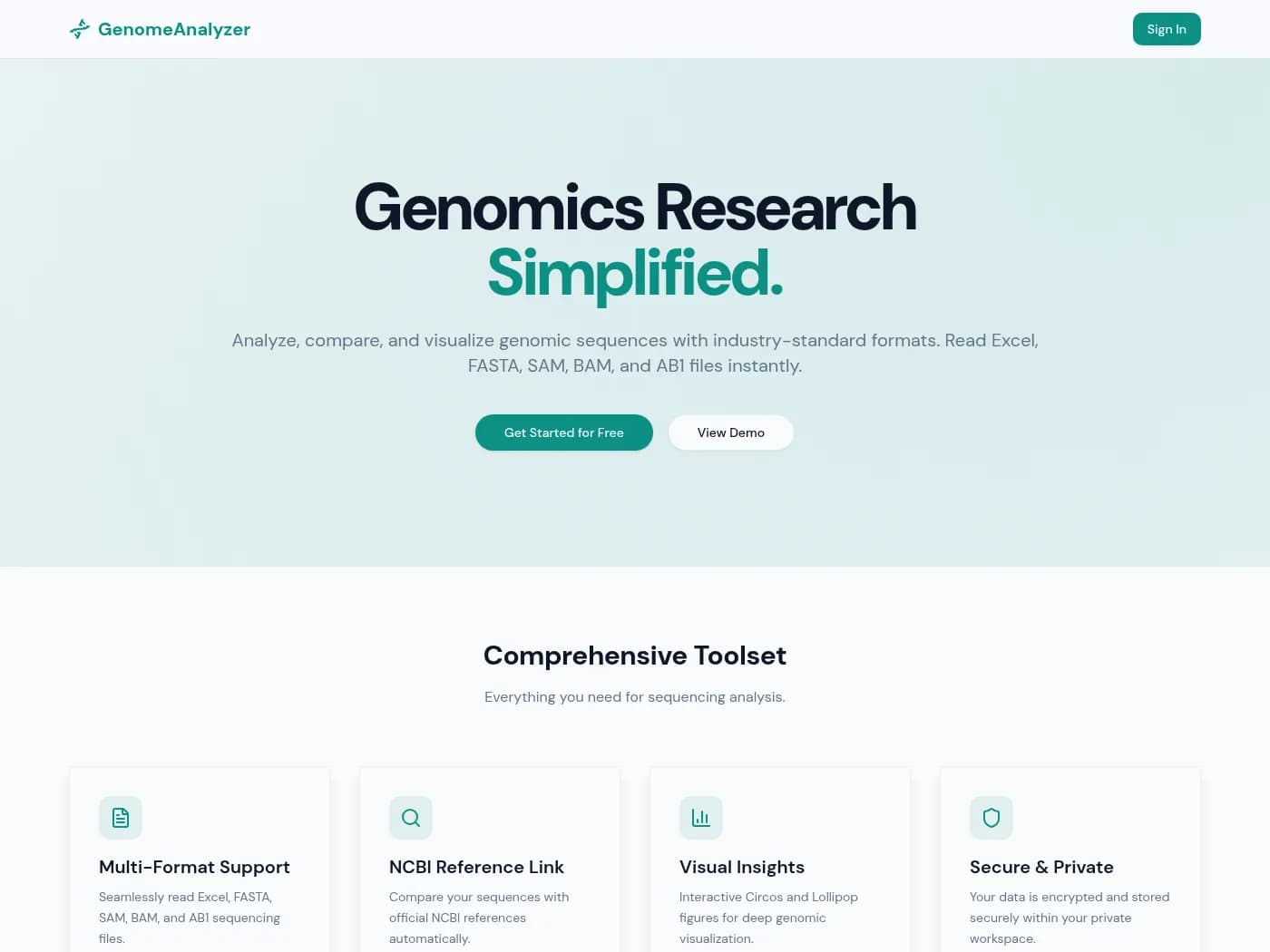 Genome Format Analyzer