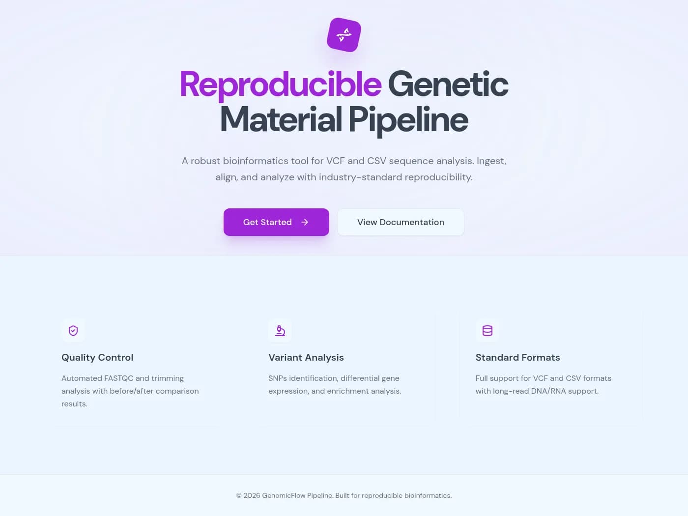 GenomicFlow Pipeline