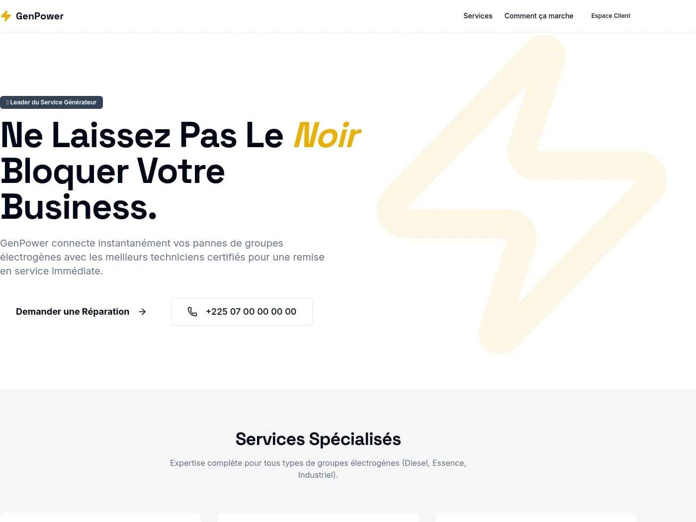 GenPower Service App