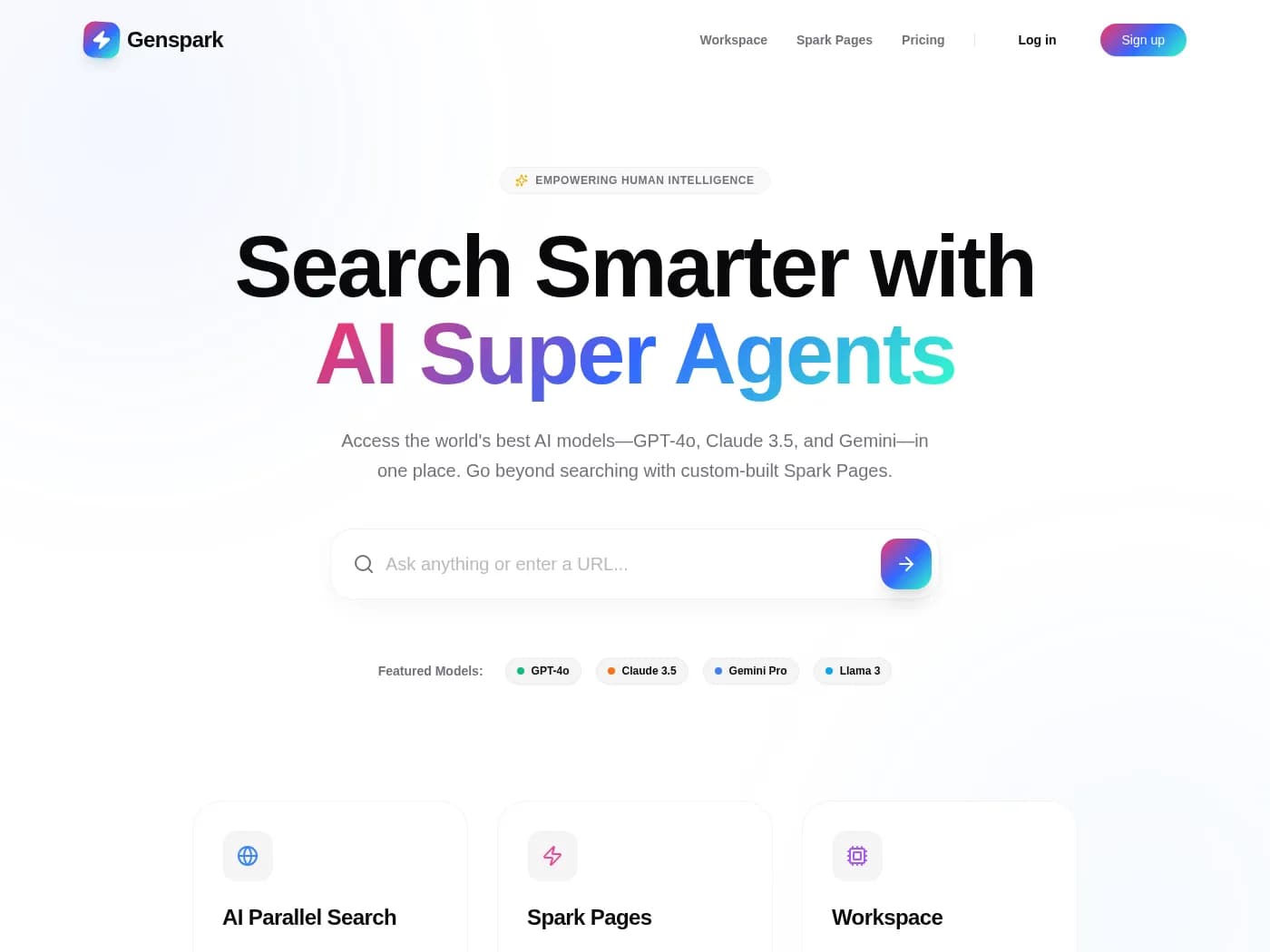 Genspark AI Clone