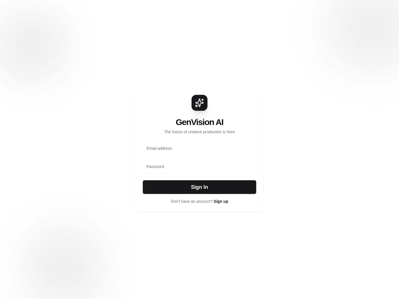 GenVision AI Studio