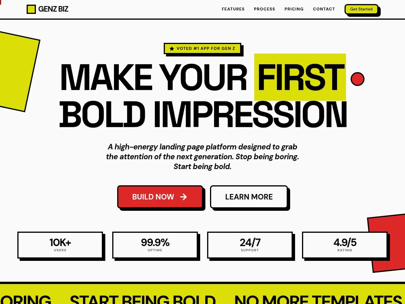 Gen Z Biz Landing