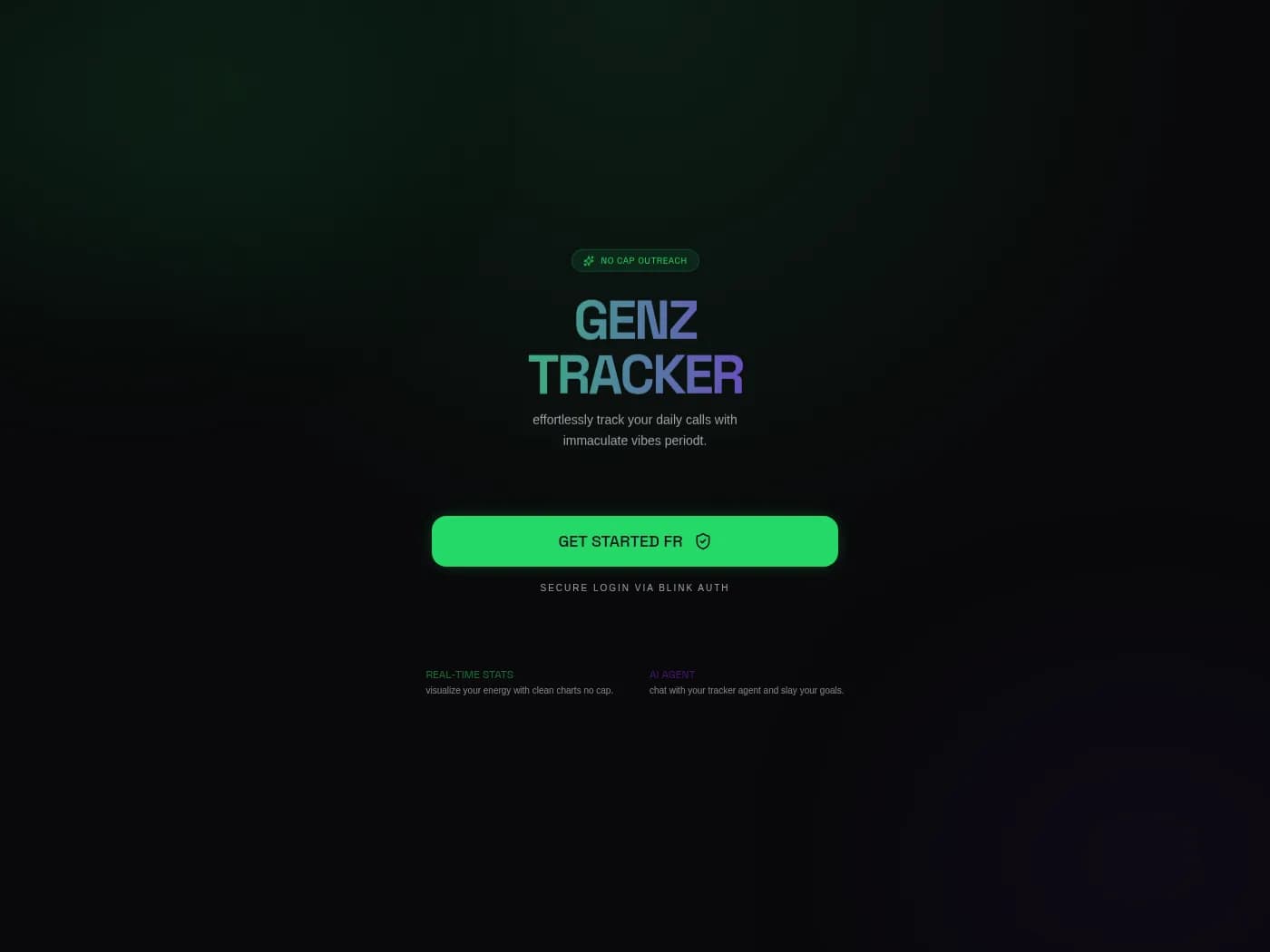 Genz Call Tracker