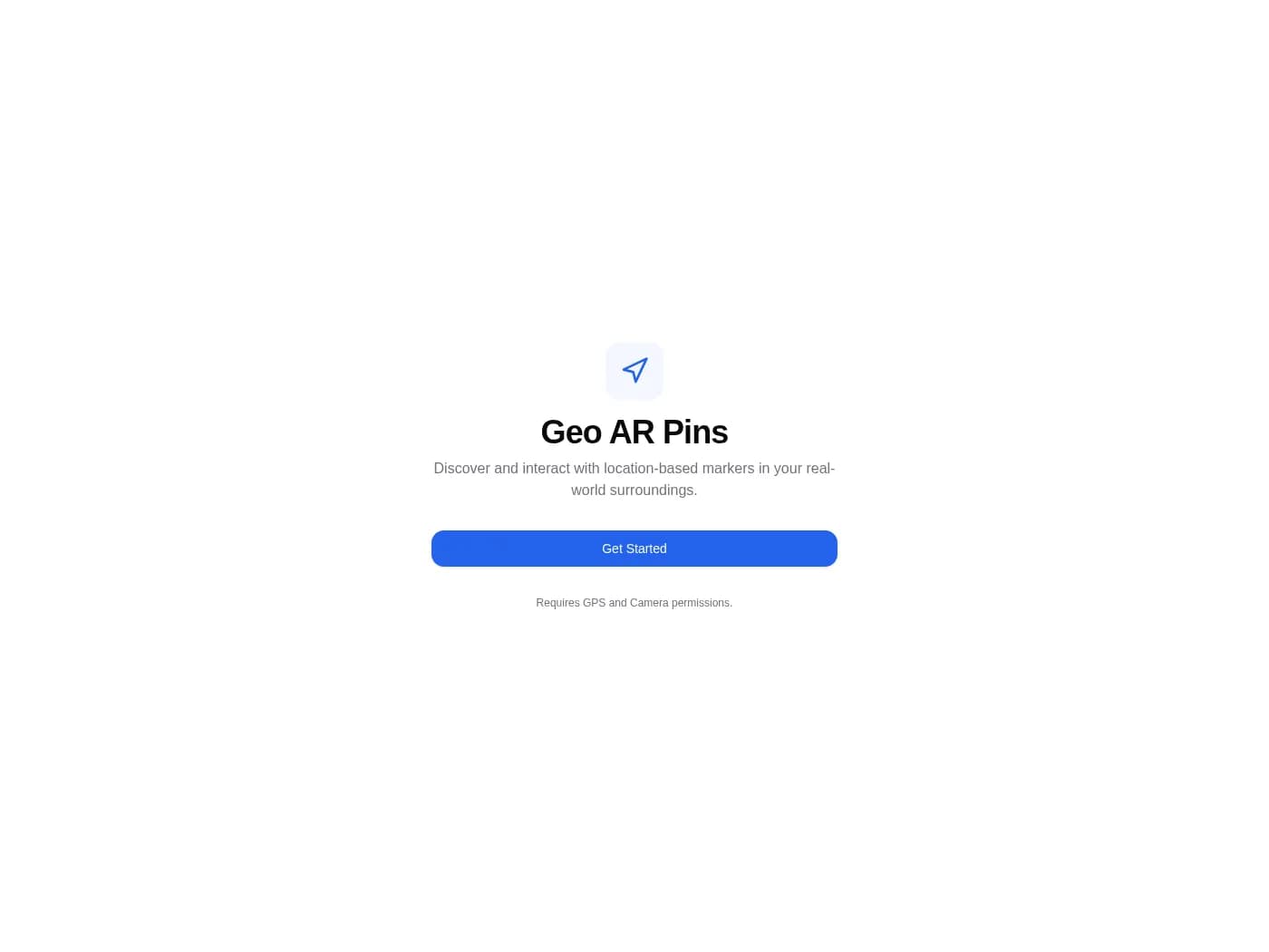 Geo AR Pins