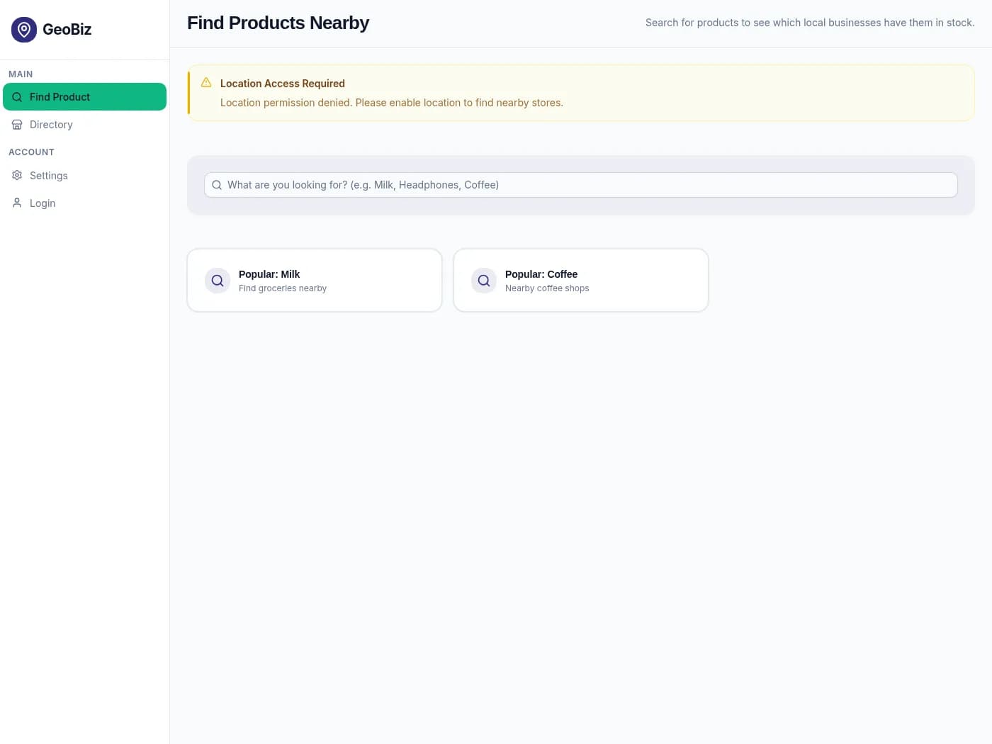 GeoBiz Finder
