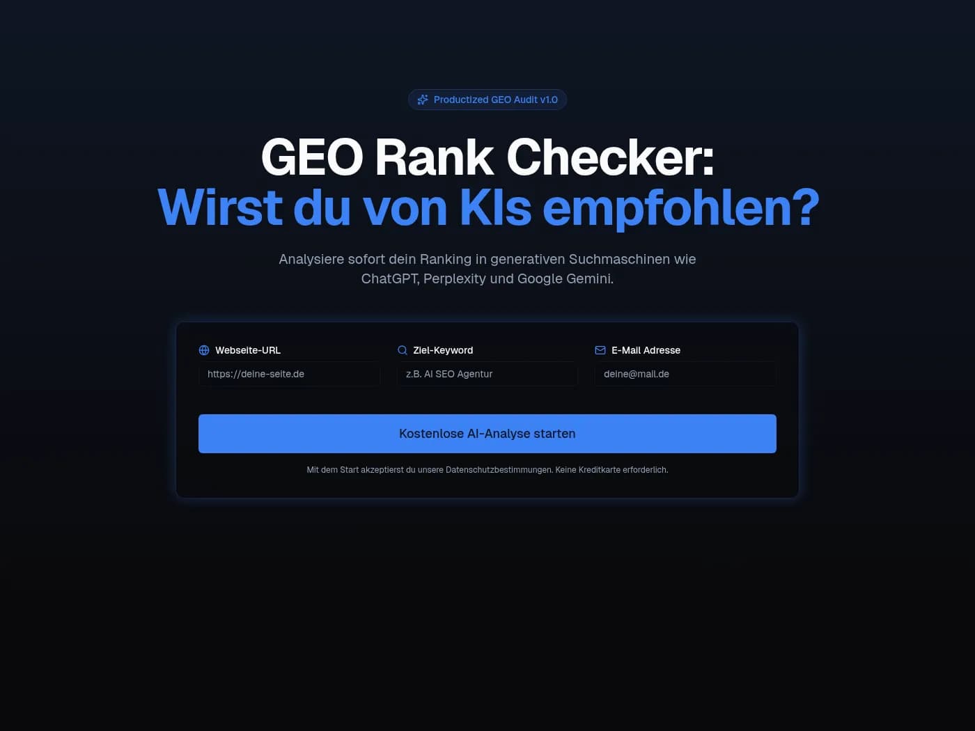 GEO Rank Checker
