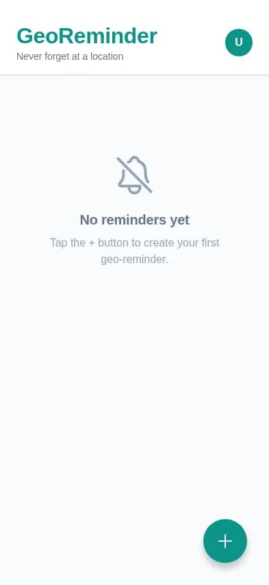 GeoReminder App