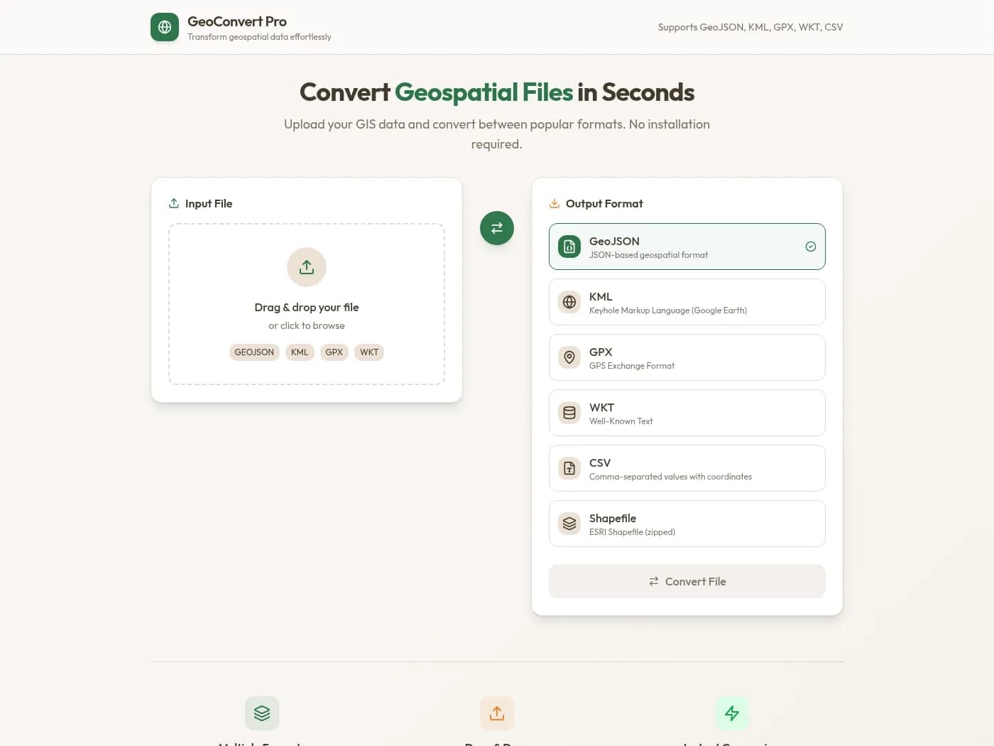 GeoConvert Pro