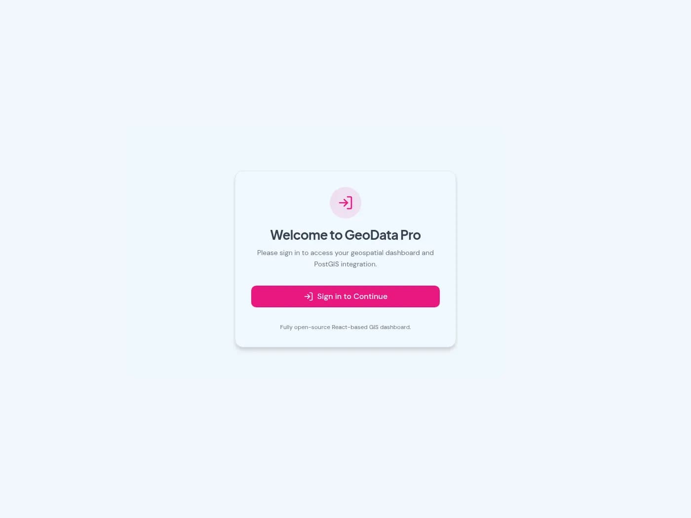 GeoData Dashboard Pro