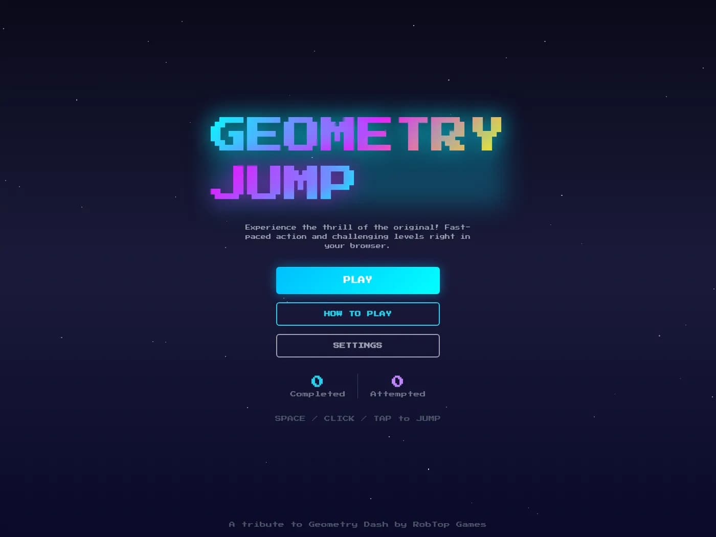 Geometry Jump Clone