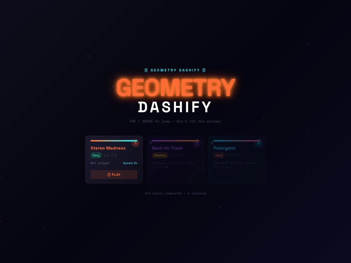 Geometry Dashify